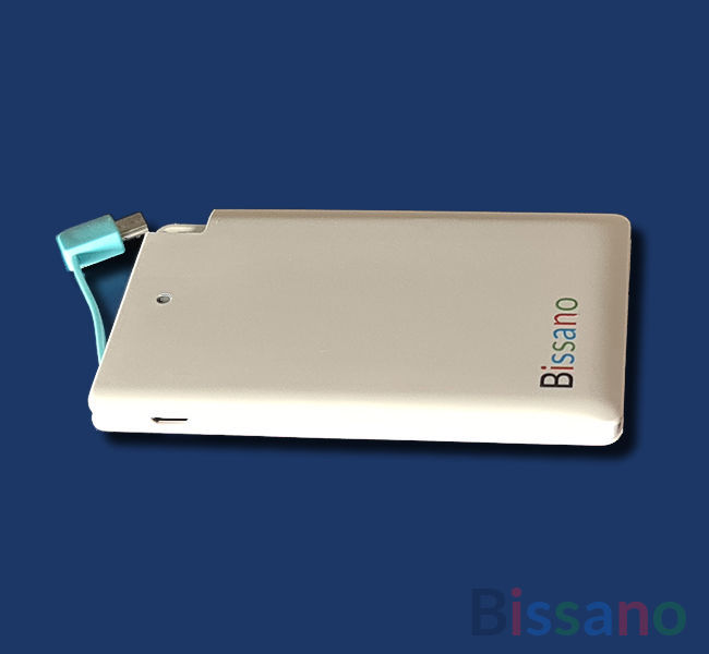 Ultra mini slim power bank 2600 mAh Micro USB Type C lightning charger ...